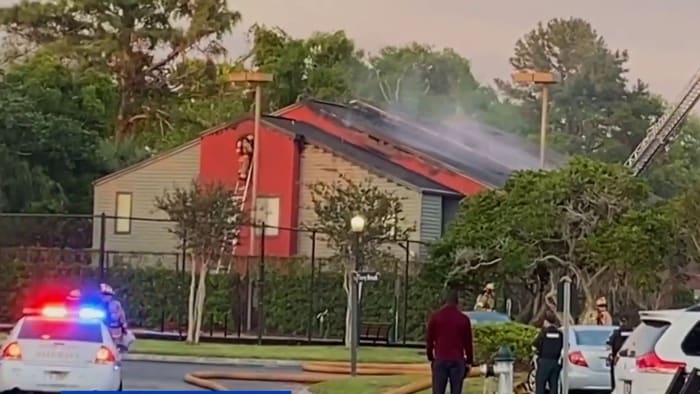 1 taken to hospital after fire breaks out at Seabrook Apartments in ...