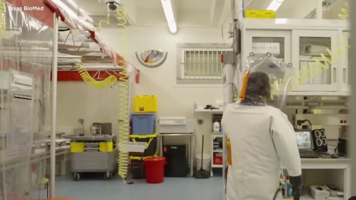 Rare look at how Texas Biomed keeps its highest containment labs safe