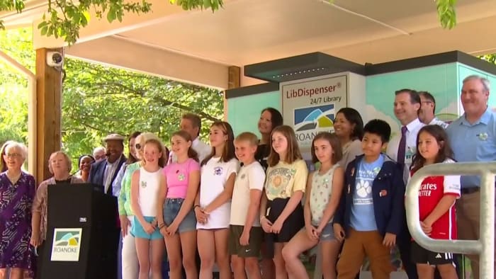Crystal Spring Elementary students’ art displayed at Roanoke e-library