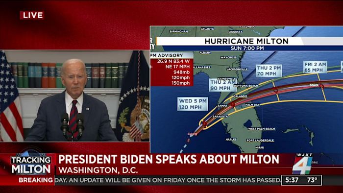 Biden condemns ‘un-American’ 'lies' about federal storm response as ...