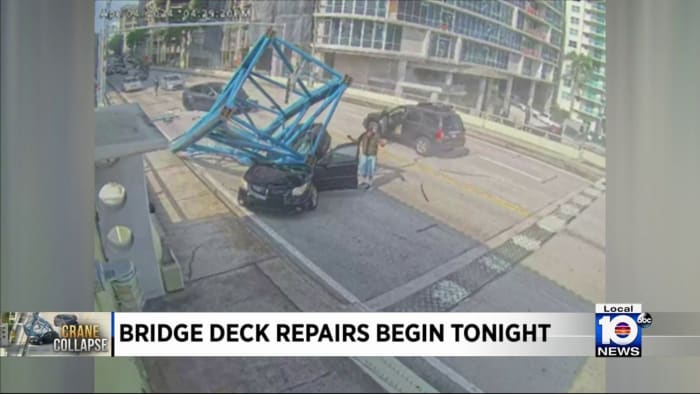 Repairs to begin months after crane crashed down onto Fort Lauderdale ...