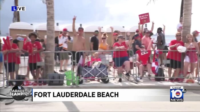 Florida Panthers Parade of Champions: Balcony parties start at Beach ...