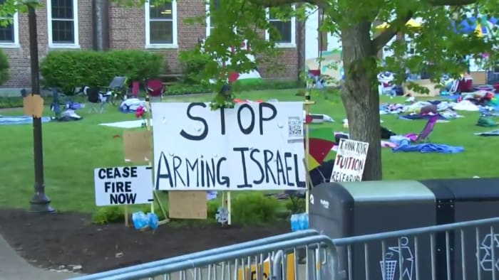 Dozens arrested as police clear out Pro-Palestine Protest Encampment at ...
