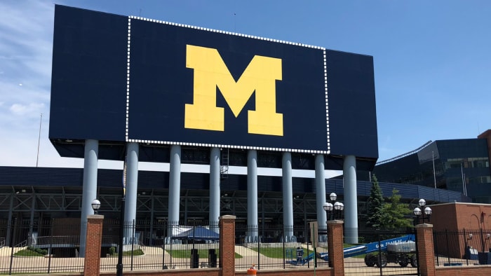 U of M offers first look at new scoreboards for Michigan Stadium next ...