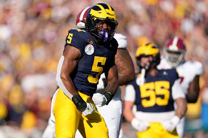 Michigan football defensive end Josaiah Stewart selected by Rams in ...