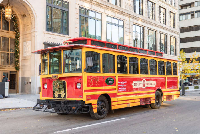 How to ride the new holiday trolley in Downtown Detroit