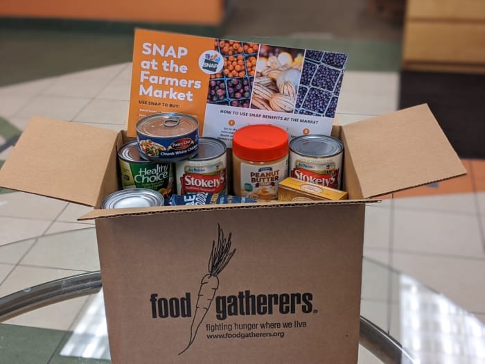 Donate to Food Gatherers and get a free workout at this August food drive