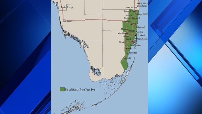Heavy rains overnight flood parts of southern Miami-Dade, flood threat ...