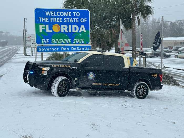 Snow in Florida: Videos show snowfall in Sunshine State as winter storm ...