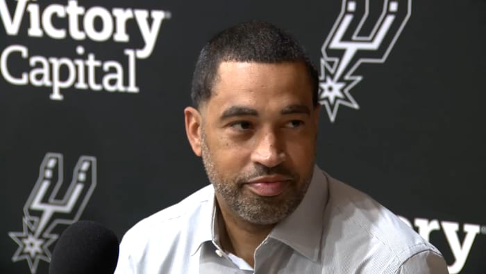 Spurs GM Brian Wright explains decision to trade No. 8 pick, confidence ...