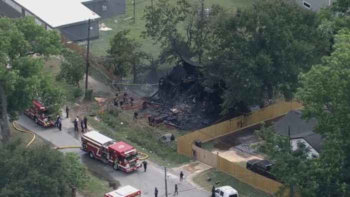 Fire destroys home in Houston’s Acres Homes neighborhood