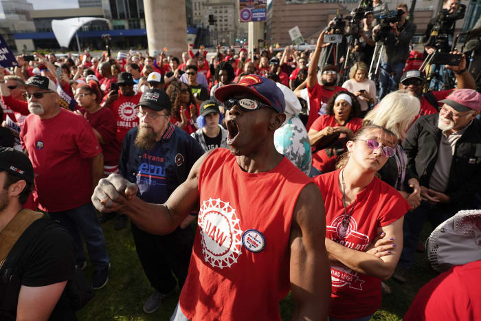 UAW expands strike to 38 US facilities as tense Big Three talks continue