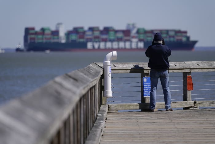Stuck container ship in Chesapeake Bay finally refloated