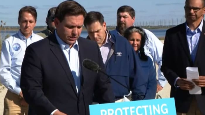 Florida Gov. DeSantis discusses Everglades restoration project progress