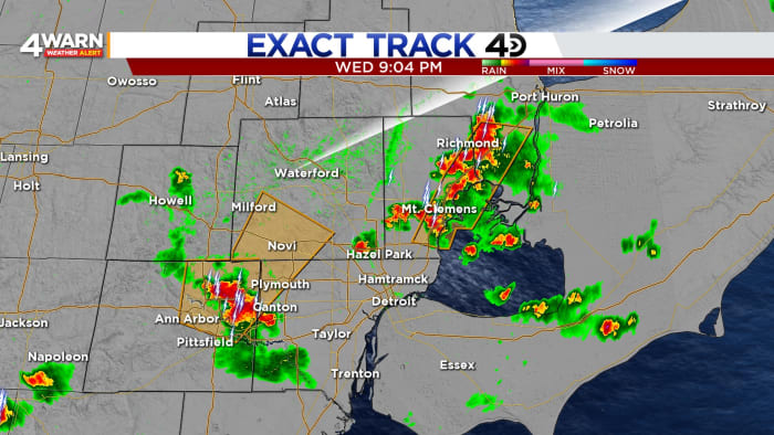 Severe thunderstorm warning expires for Oakland, Wayne, St. Clair, Washtenaw, Macomb counties