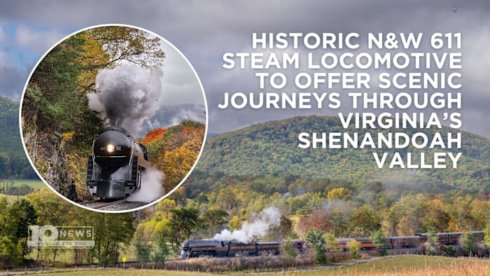 Historic N&W 611 steam locomotive to offer scenic journeys through ...
