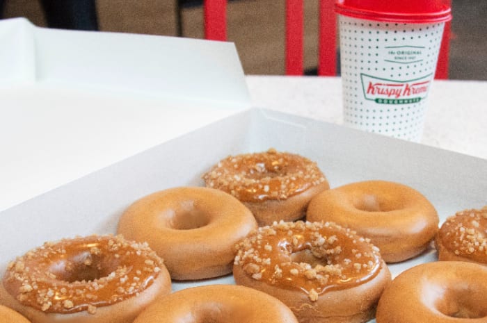 Krispy Kreme releases caramel glazed doughnut collection for 2 weeks