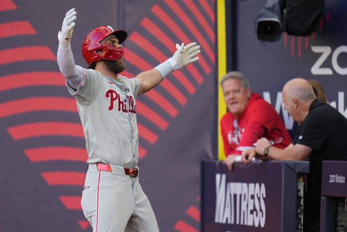Bryce Harper and Phillies slide past Mets 7-2 in London opener as ...
