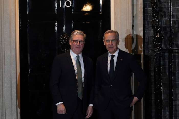 Canada's Carney meets with European allies as Trump targets his country ...