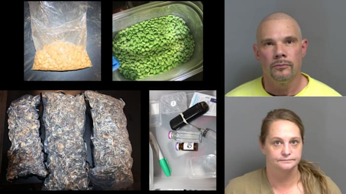 Guns, car, over 1,000 meth-fentanyl pills, other drugs seized in Macomb ...