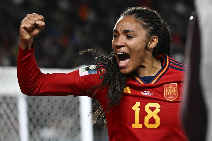 Salma Paralluelo emerges as a star in Spain's run to the Women's World ...