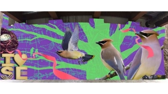 Roanoke artist paints murals, highlights beauty of Roanoke River Greenway