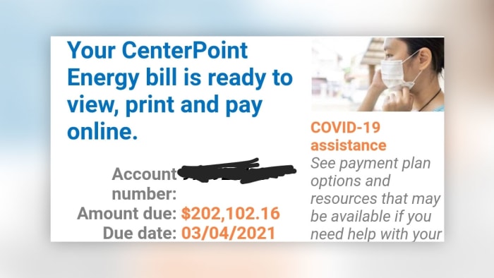 Some CenterPoint customers say they received a $200,000 bill; company ...