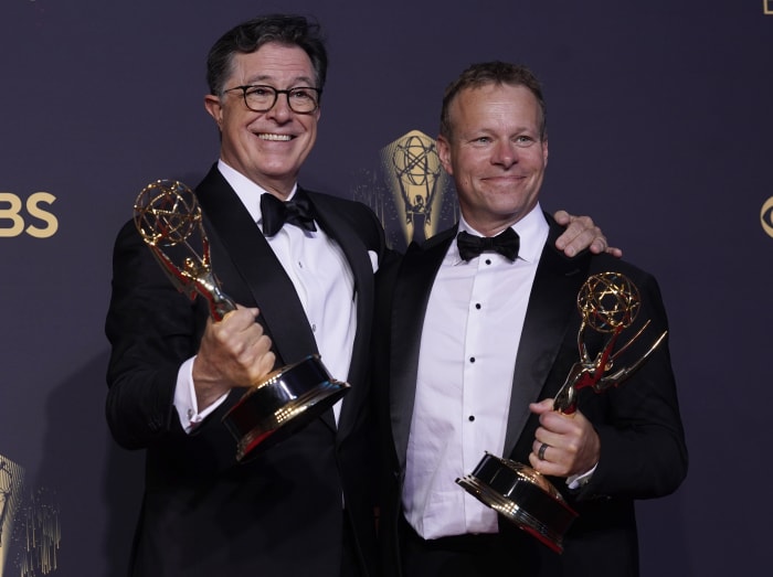 Colbert gives sendoff as his producer gets ready to lead CNN