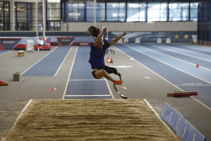 New to long jump, U.S. Paralympians Lambert and Wallace form unlikely ...
