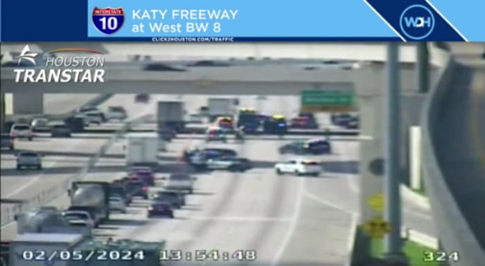 Lanes blocked on Katy Freeway at Beltway 8 after fatal crash involving ...