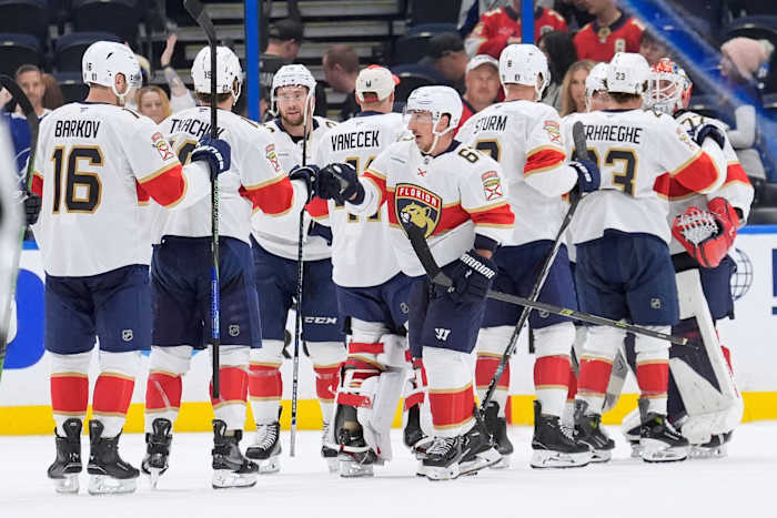 Home-ice advantage seems to be a real thing so far in the NHL playoffs