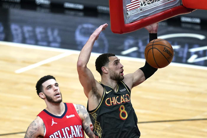 LaVine scores 46 points, Bulls hit 25 3s to beat Pelicans LaVine scores 46 points, Bulls hit 25 3s to beat Pelicans