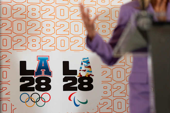 Track to open LA Olympics, with women's 100-meter sprinters lining up ...