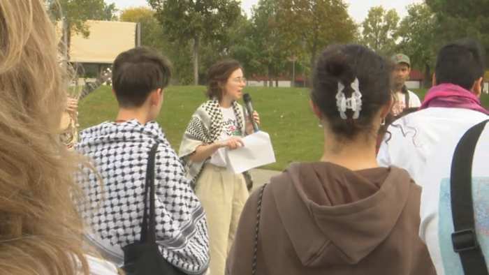 Detroit Riverfront vigil marks year since October 7th attack