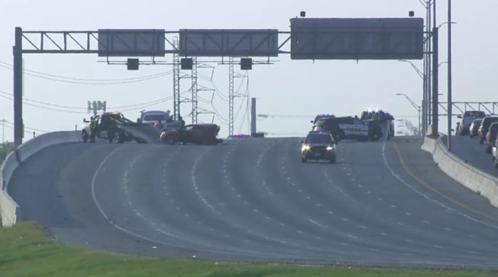 Woman And Sapd Officer Both Hospitalized After Vehicle Crash On Highway