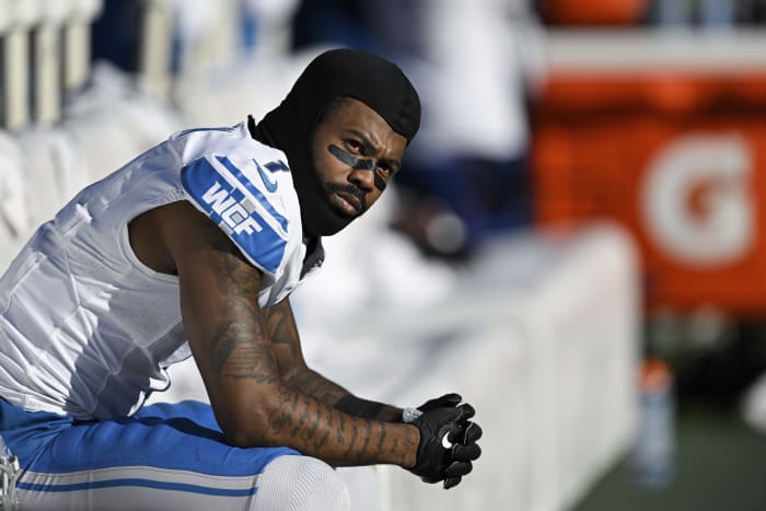 Former Lions defensive back Cameron Sutton turns himself in after weeks ...