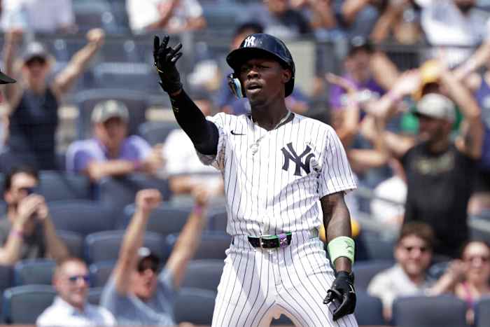 Jazz Age at Yankee Stadium as Chisholm sparks Yankees at plate, on ...