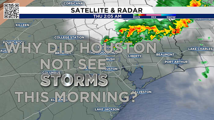 EXPLAINER: Why Houston missed the storm bullet Thursday morning