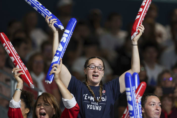 Two-time medalist U.S. goalball player supports her Paralympian fiance ...