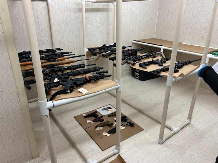 Police say they seized 23 guns from the home of a 13-year-old who ...