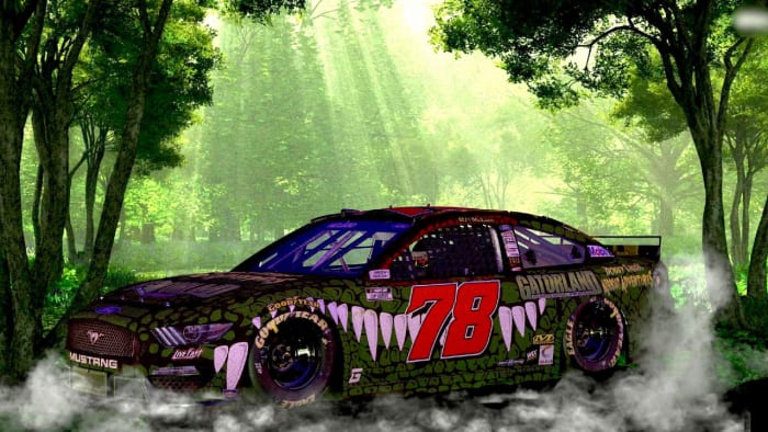 Fast gator: Gatorland and Boggy Creek Airboat Adventures unveil NASCAR ...