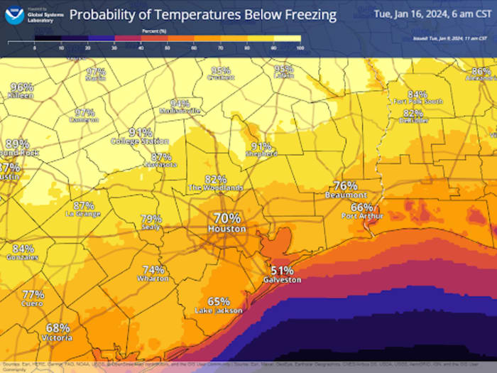 Below-freezing temps likely as coldest weather of the season expected ...