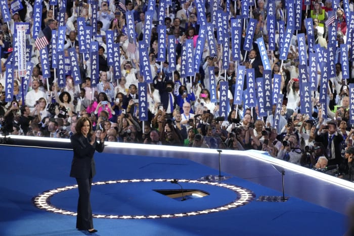 Harris’ big moment, Dems’ rising stars, Gaza protesters shut out ...