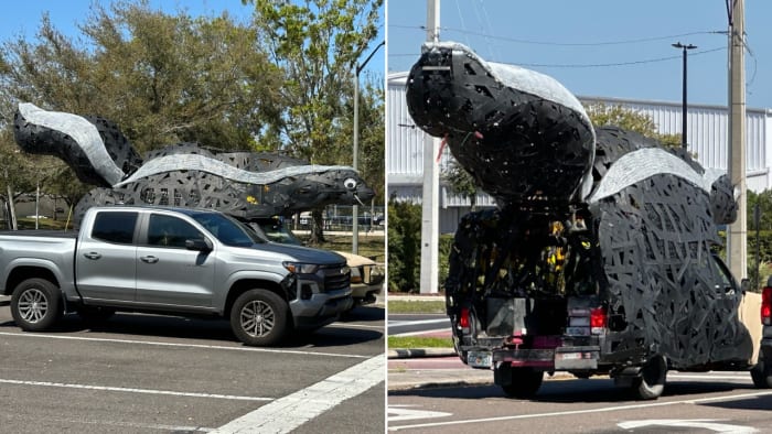 ‘The Funky Skunk:’ This mutant vehicle was spotted driving around ...