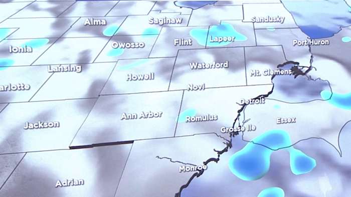 First round of winter weather arrives mid-week in Metro Detroit -- Here ...