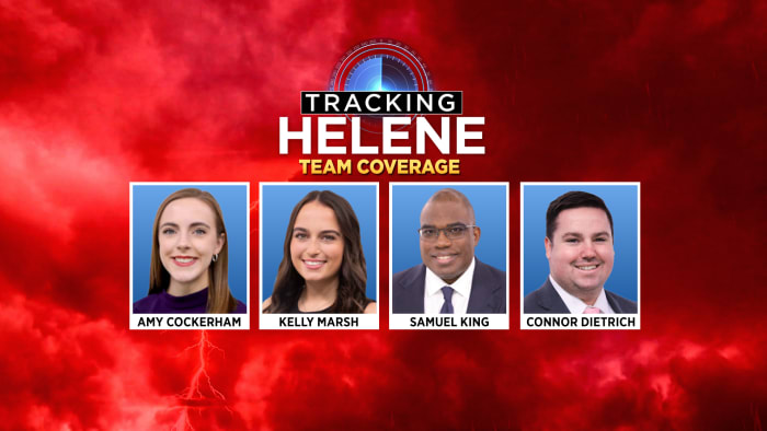 10 News tracks Helene’s powerful impact across the region with full ...