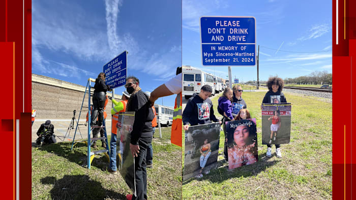 Memorial sign installed near Deer Park crash site to raise drunk ...