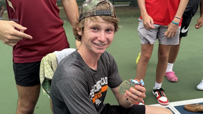 Christ’s Church star Chase Healey makes history, wins 3rd straight state tennis title