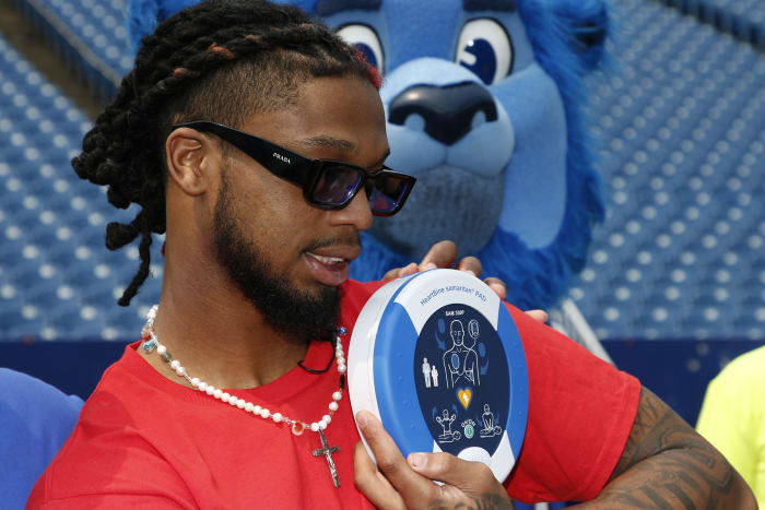 Buffalo safety Damar Hamlin launches CPR Tour to raise awareness at ...
