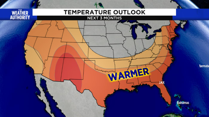 Long range summer forecast released by NOAA